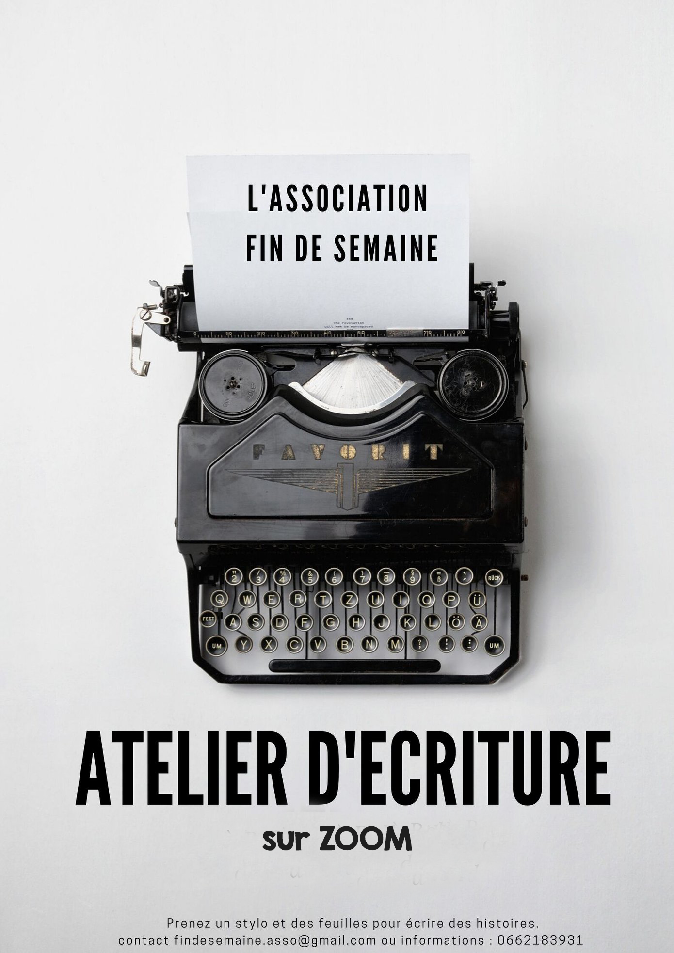 Ateliers-d’écriture-FIN-DE-SEMAINE | Le Journal des Poules